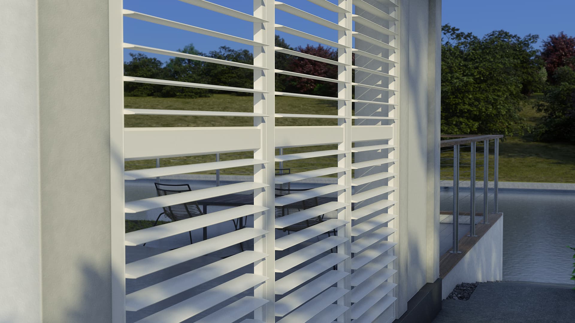 Operable Louvres | Ausdeck Building Systems